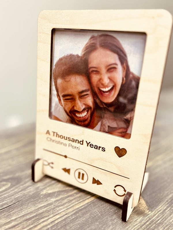 Song Picture Frame for Couples - KY Custom Engraving