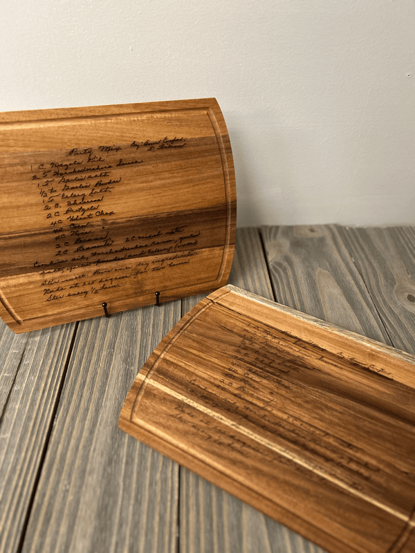 Custom Handwriting Cutting Board - KY Custom Engraving